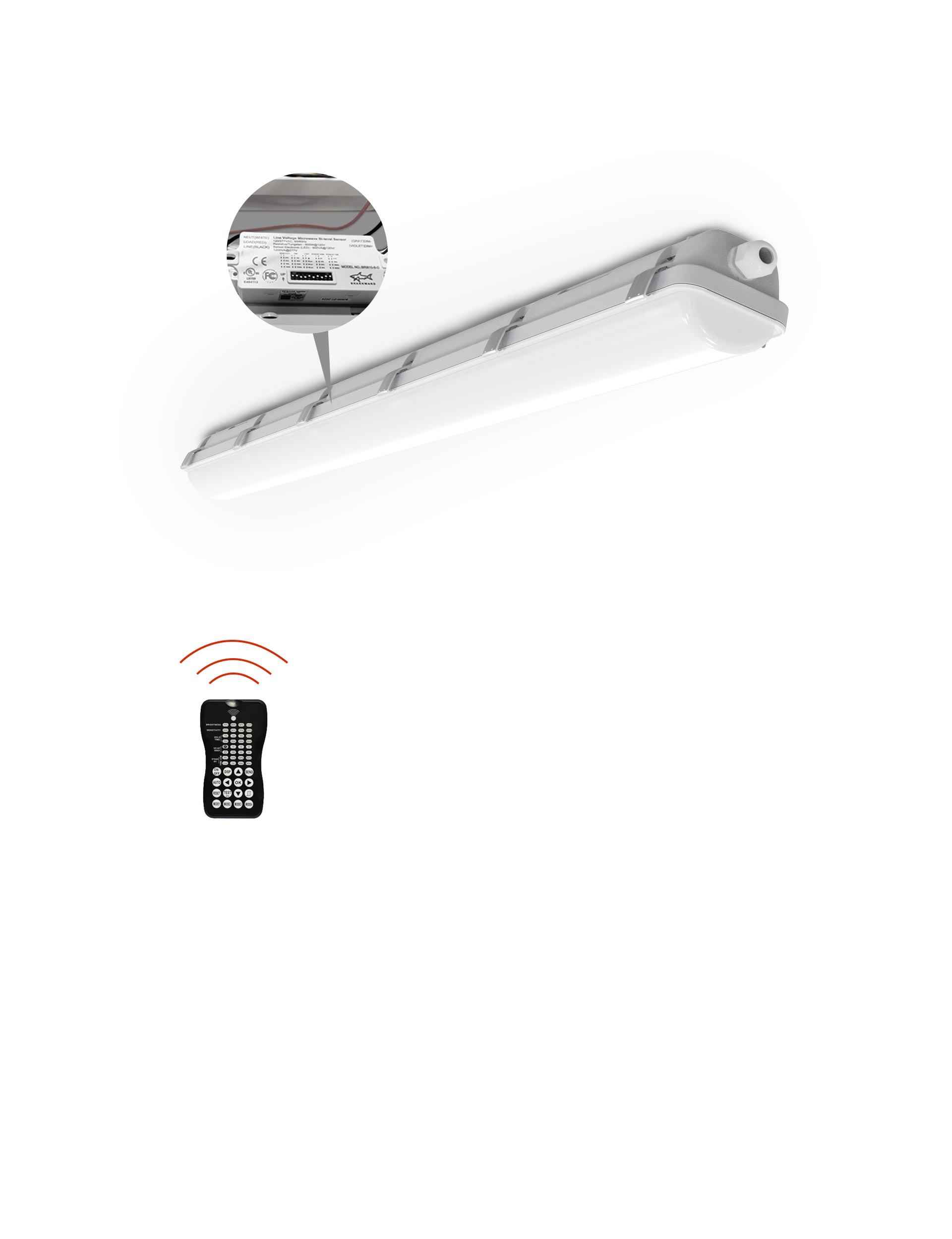 Batten IP66 LED Tri-proof Light from Microwave Sensor Version-1 | TUBU