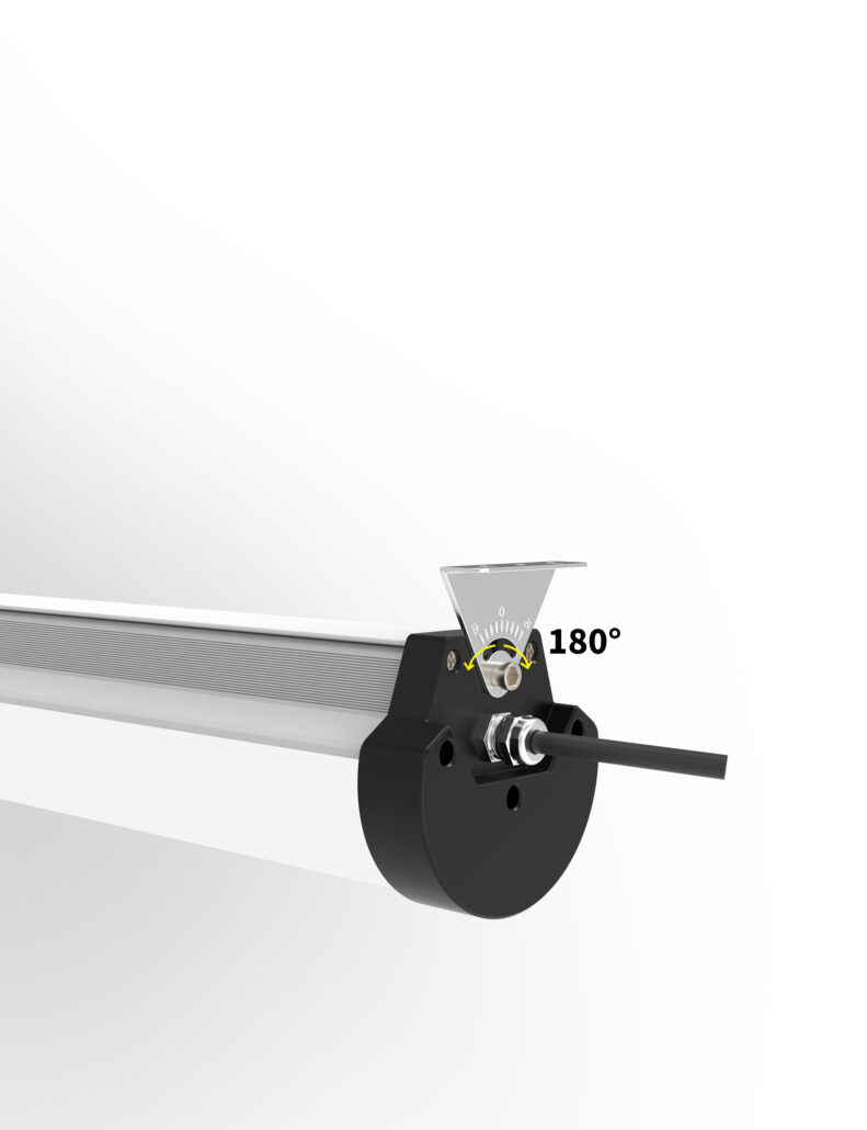 LED linear low bay lights are quick to install and adjustable in angle ...