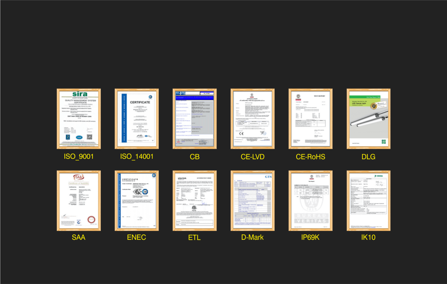 Company Qualification Certificate | TUBU